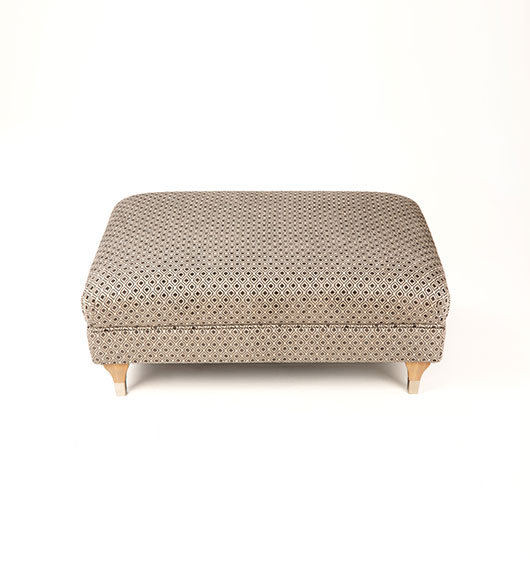 Michael Keehan Upholstery Handmade in Ireland - Lahinch Ottoman Romo